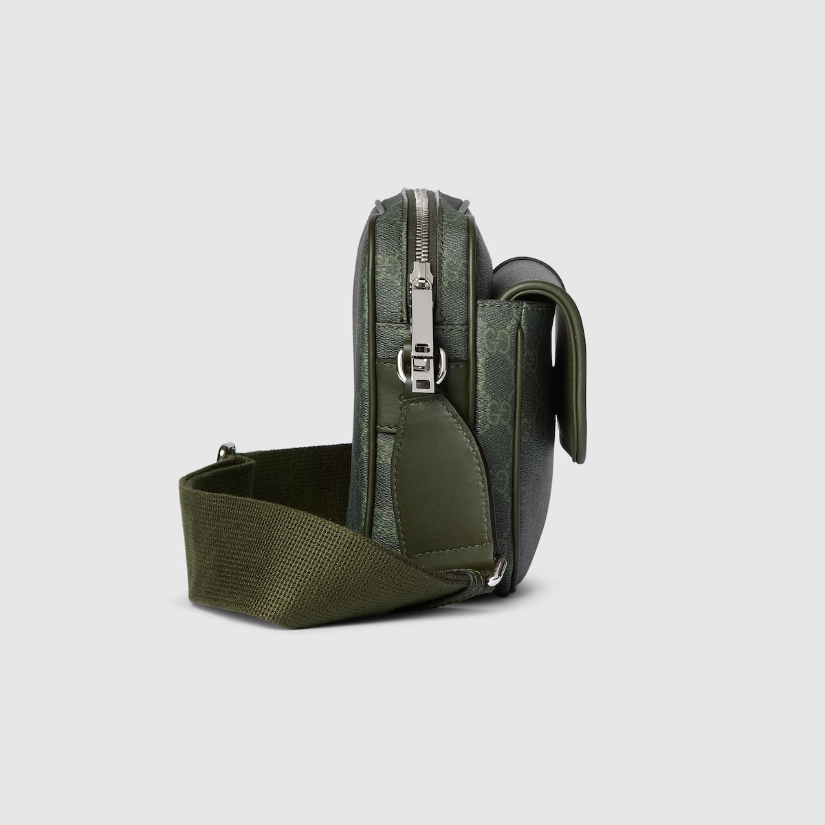 GG Monogram small crossbody bag in forest green GG fabric | GUCCI® US