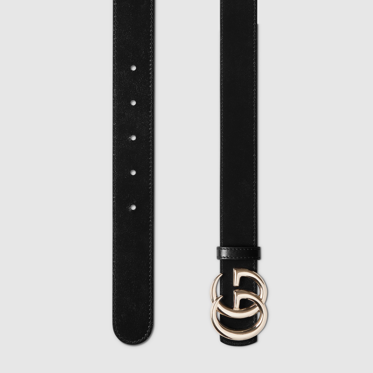 Reversible GG Marmont belt in beige Supreme and black leather | GUCCI® NL