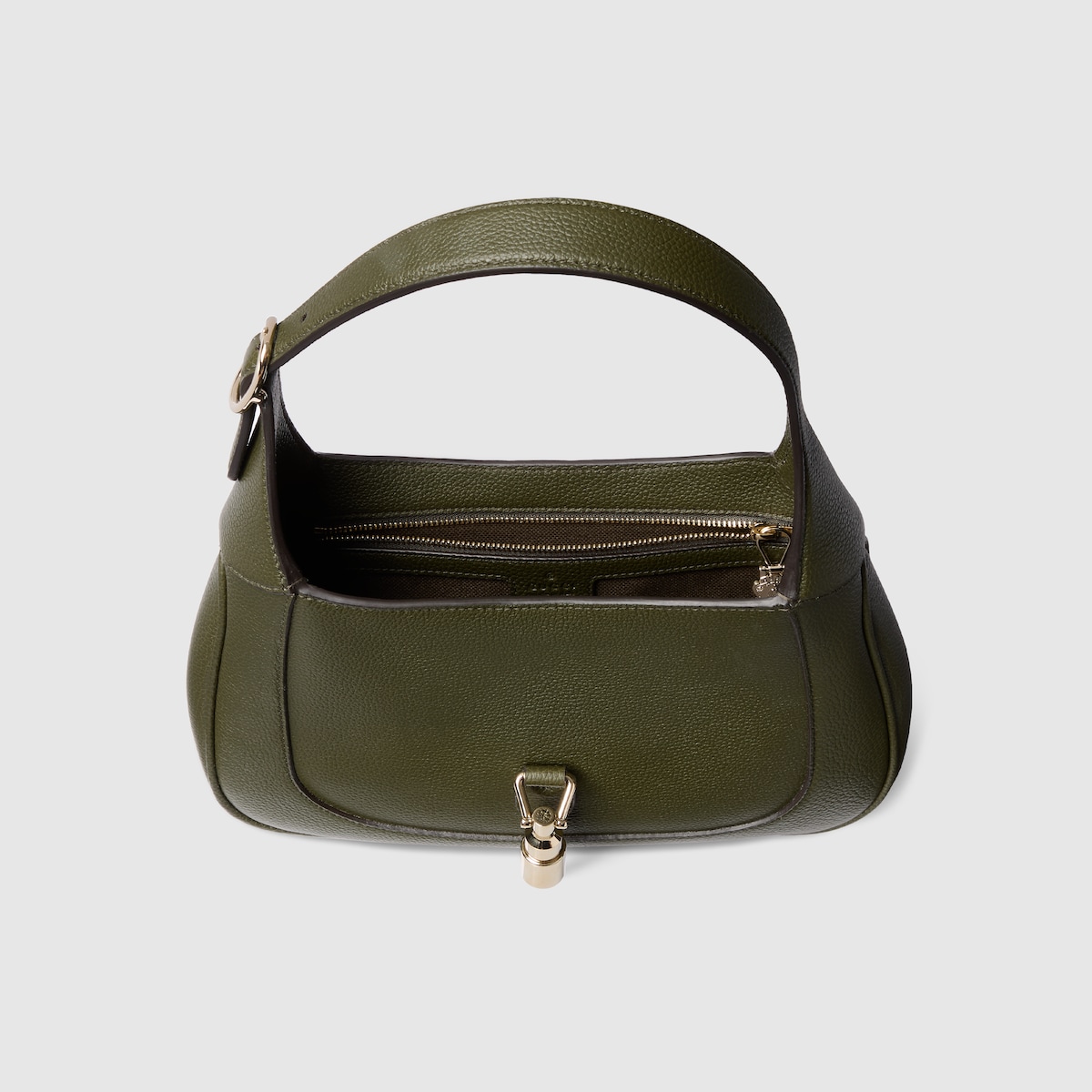 Gucci Jackie 1961 medium bag in forest green leather | GUCCI® UK