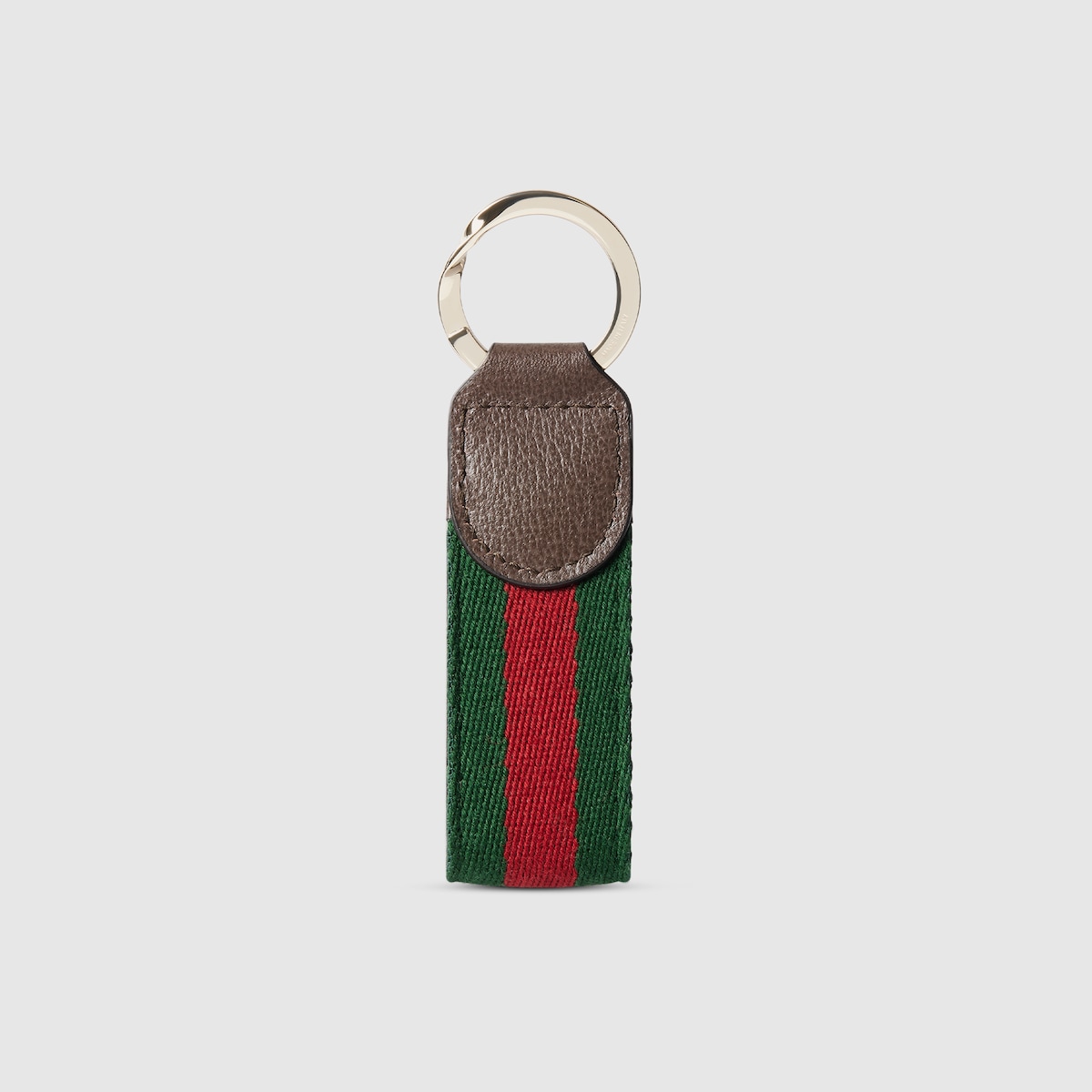 Ophidia keychain in green and red Web canvas | GUCCI® US