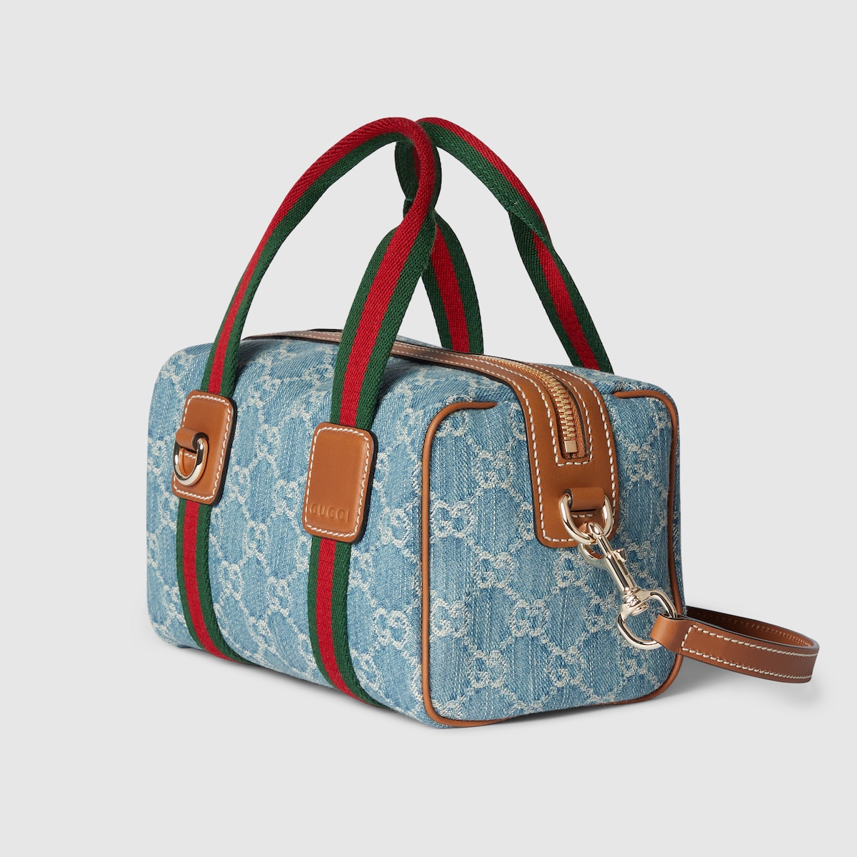 Bolso Gucci Mini GG en denim con GG azul y blanco | GUCCI® LU