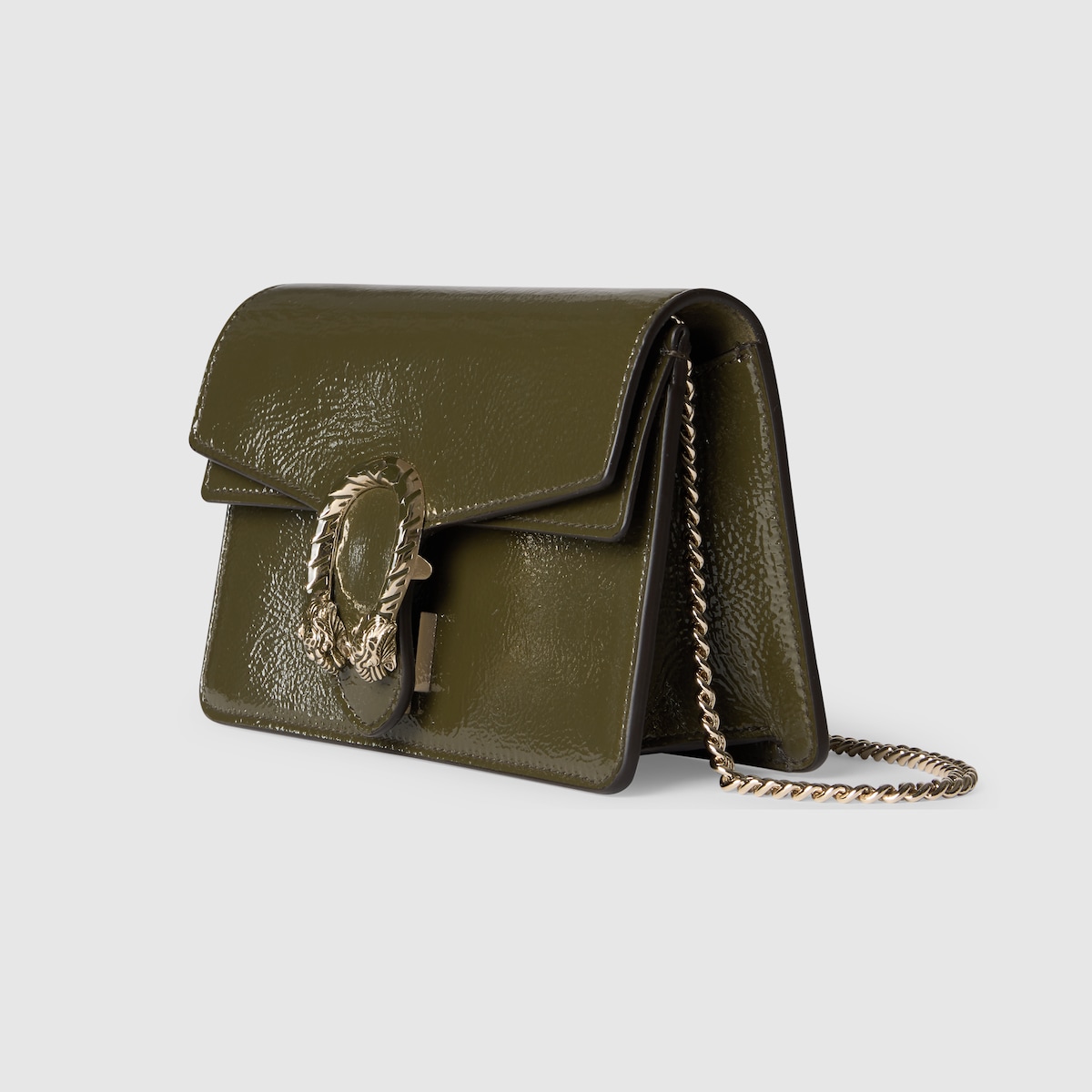 Dionysus mini shoulder bag in forest green leather | GUCCI® NZ