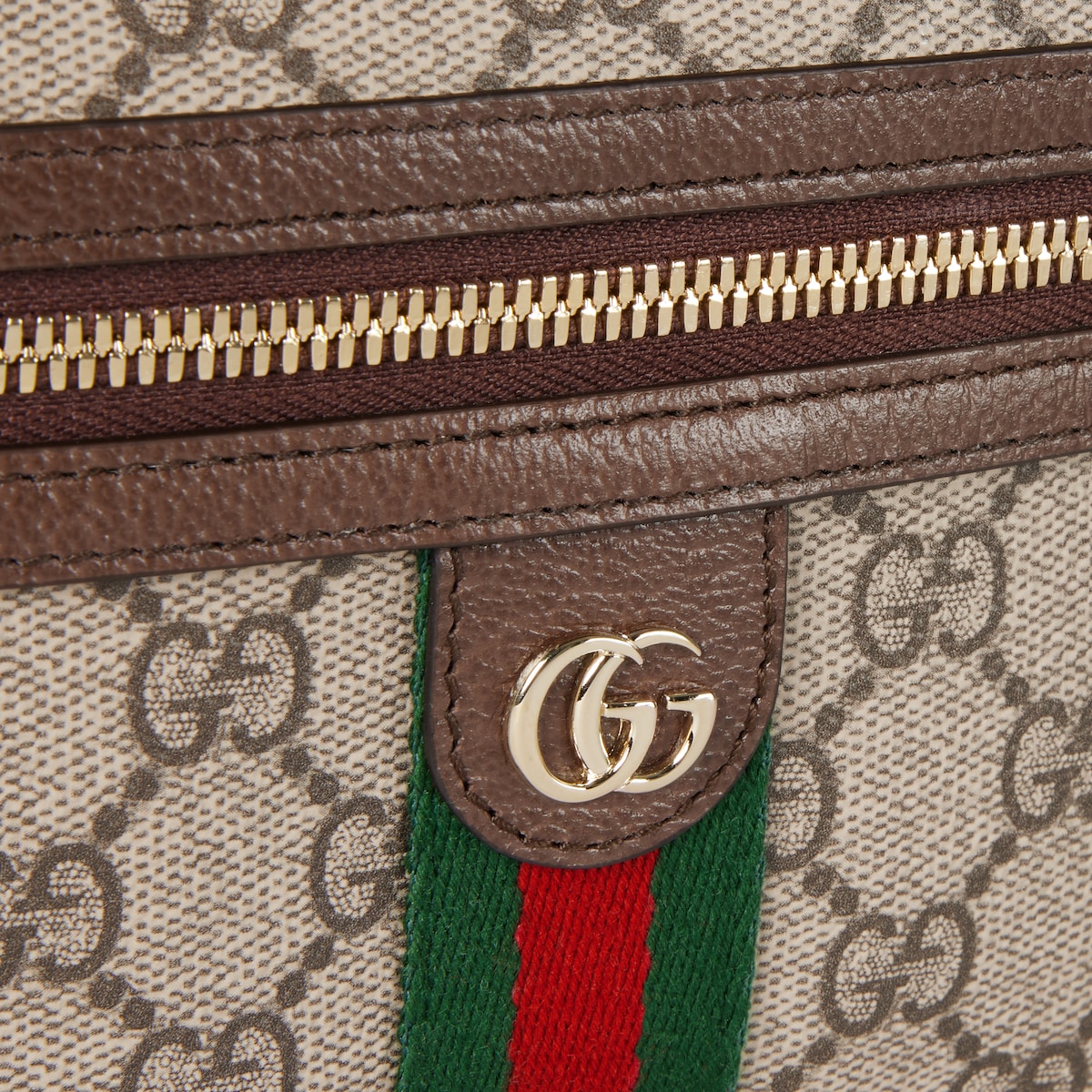 Ophidia small vanity bag in beige and brown GG fabric | GUCCI® ZA