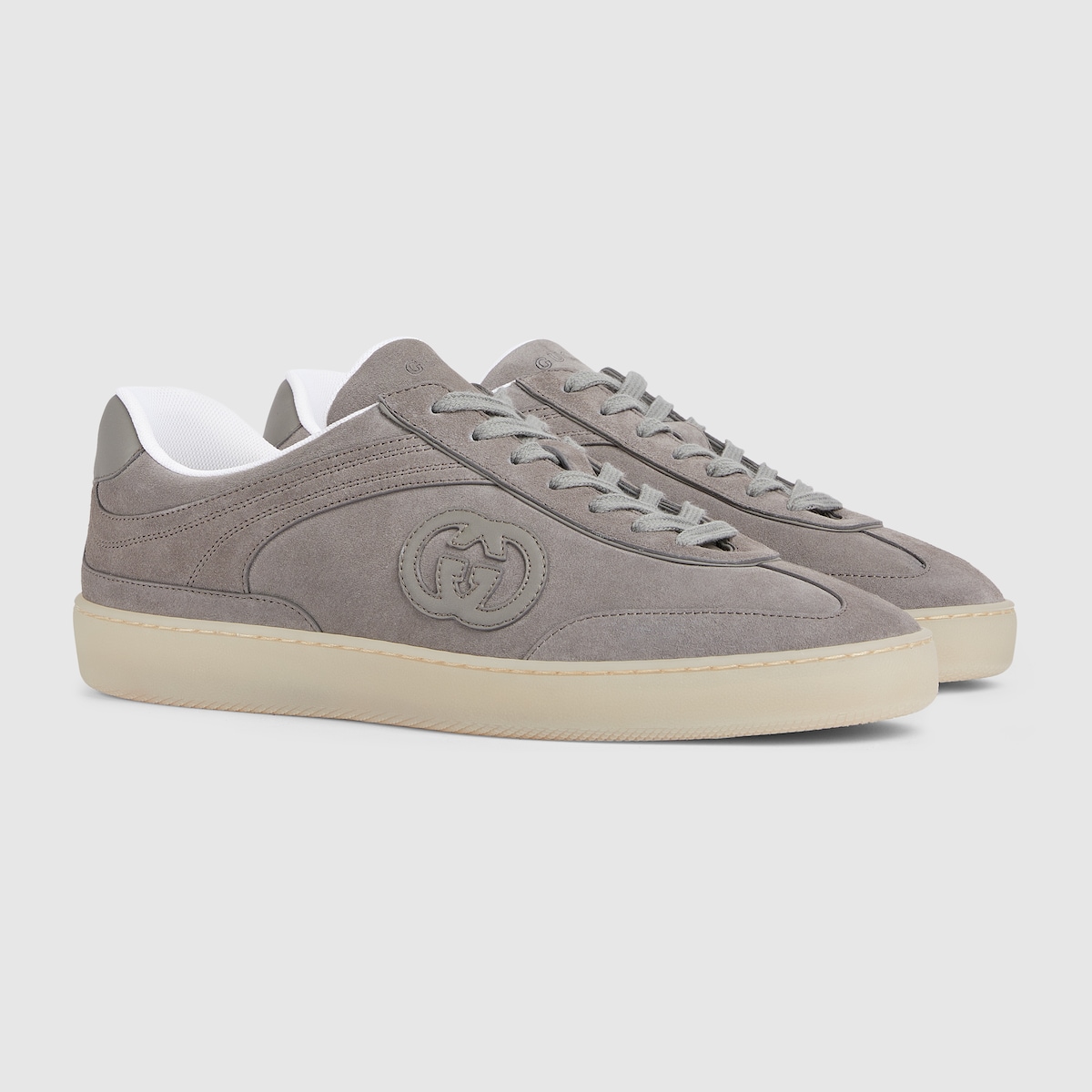 Men's G75 sneaker in grey suede | GUCCI® NZ