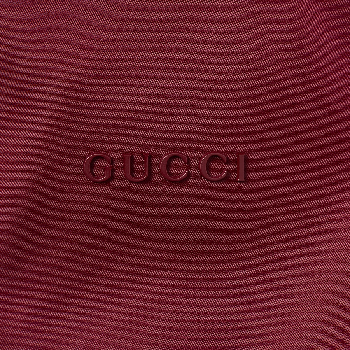 Fine nylon dress with logo in rosso ancora red | GUCCI® US