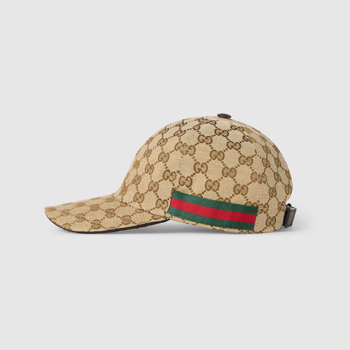 Original GG Canvas Baseball Hat With Web | GUCCI® DK