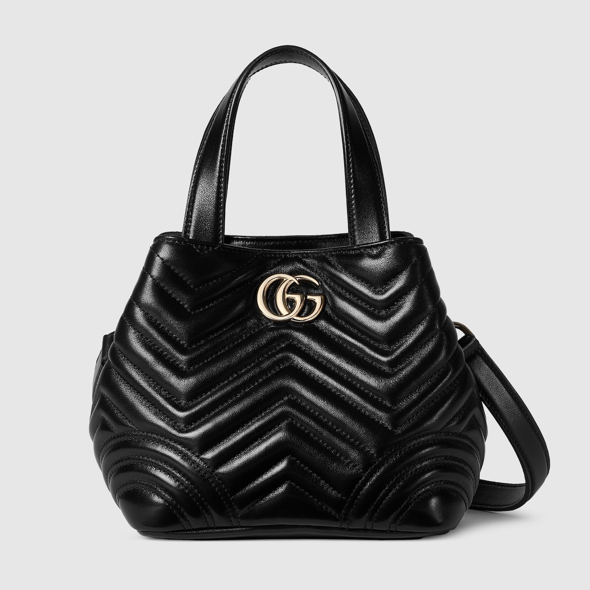 Gucci Betty small tote bag in black leather | GUCCI® US