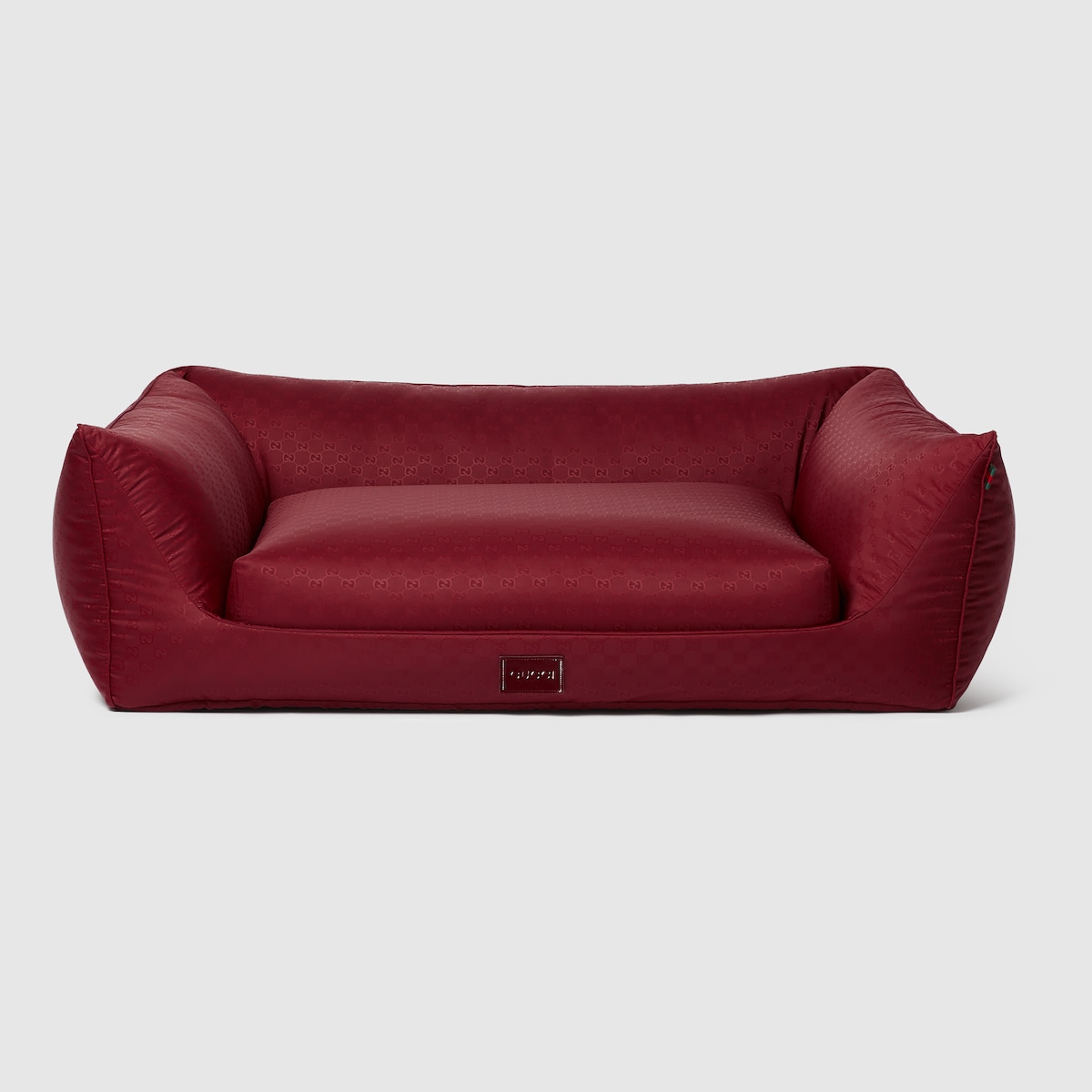 GG nylon pet bed in Rosso Ancora red | GUCCI® US