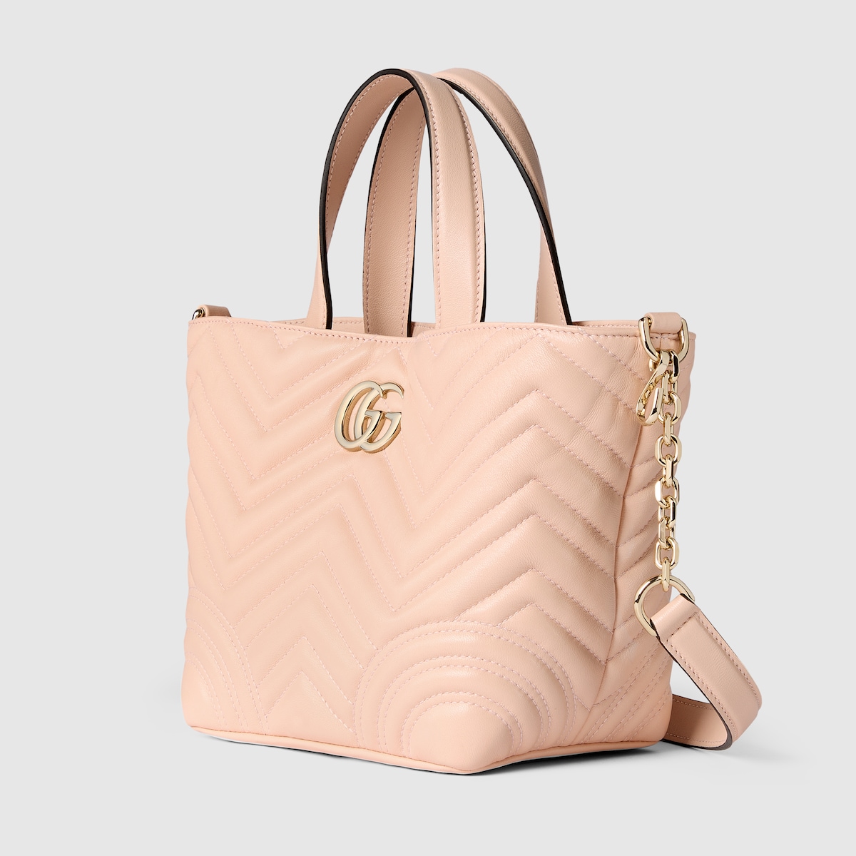 Gucci Betty mini tote bag in pale pink leather | GUCCI® UK