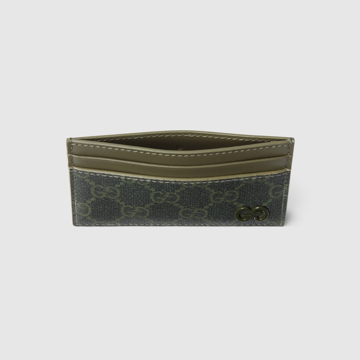 GG card case in forest green GG fabric | GUCCI® US