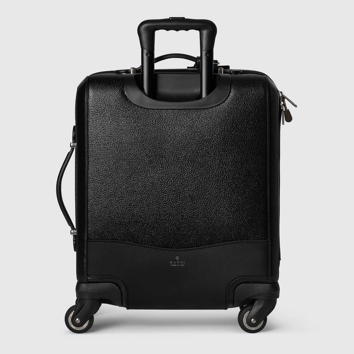 Gucci Savoy small cabin trolley in black leather | GUCCI® US