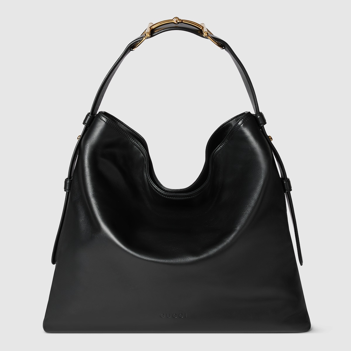 Gucci Beatrix large tote bag in black leather | GUCCI® IT