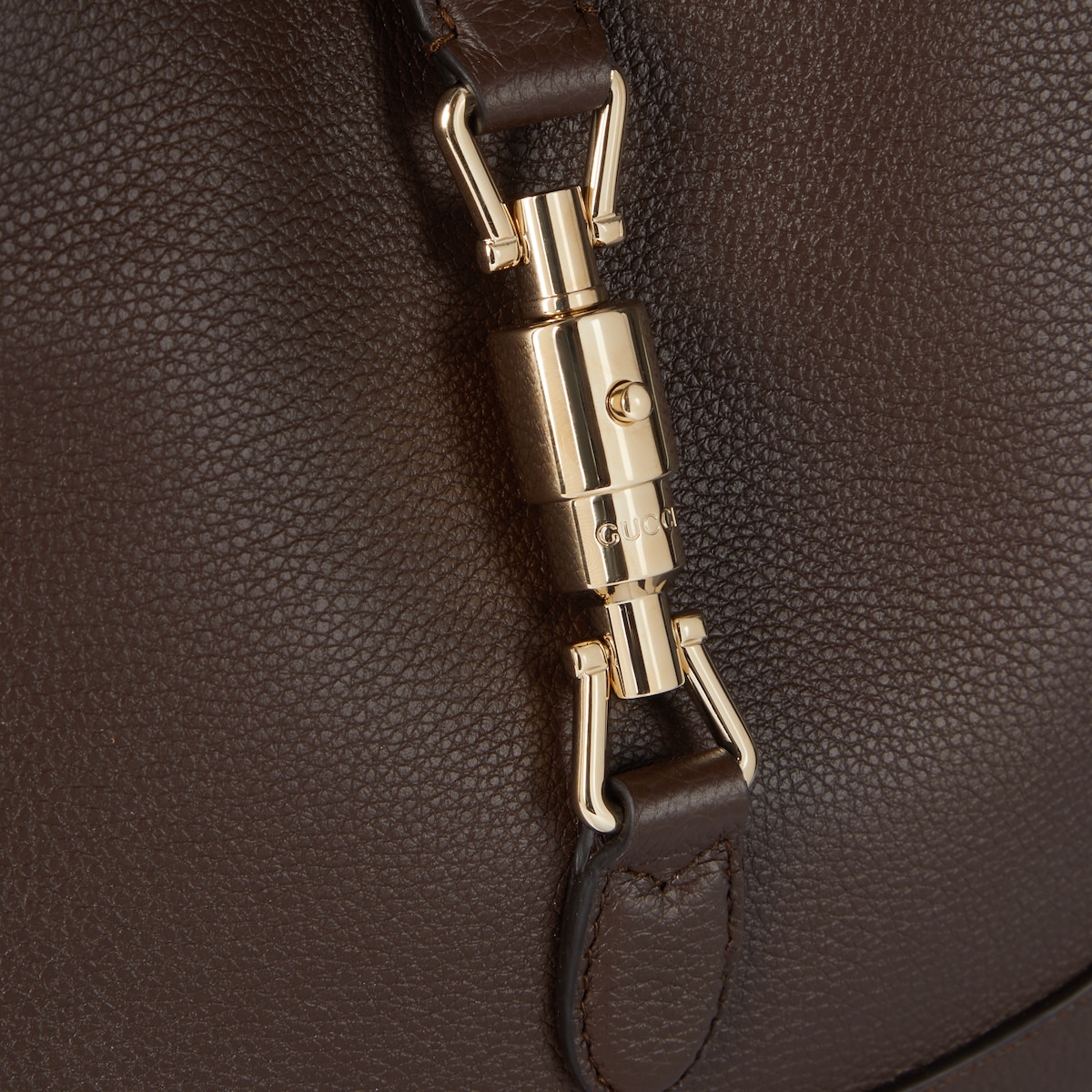 Gucci Jackie 1961 medium bag in dark brown leather | GUCCI® UK