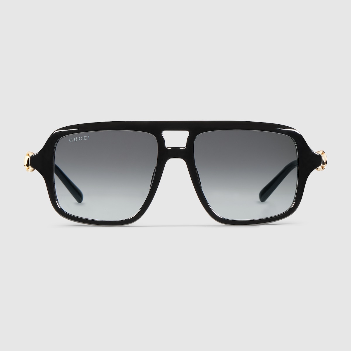 Navigator frame sunglasses in black | GUCCI® CA