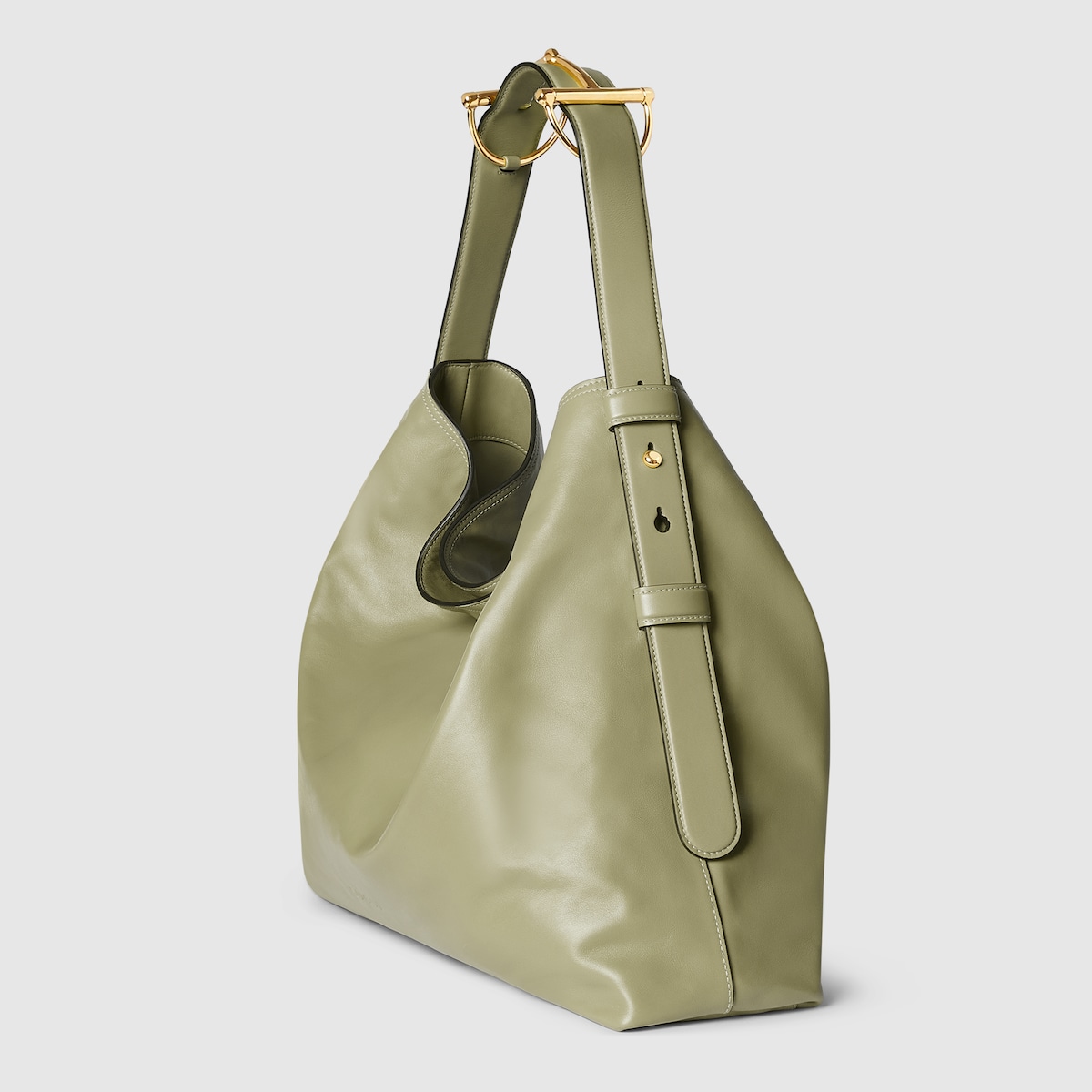 Gucci Beatrix large tote bag in sage green leather | GUCCI® CA