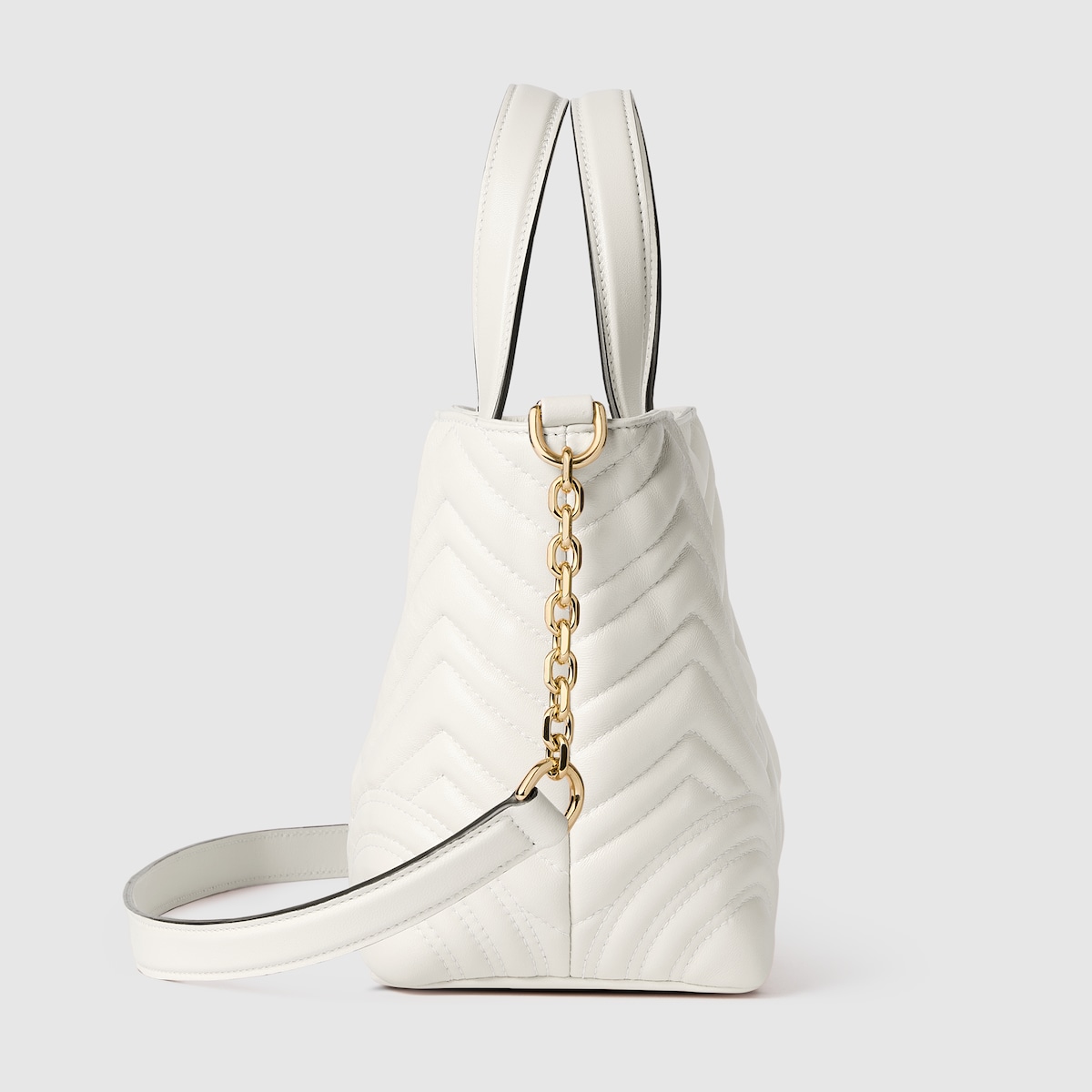 Gucci Betty small tote bag in white leather | GUCCI® US
