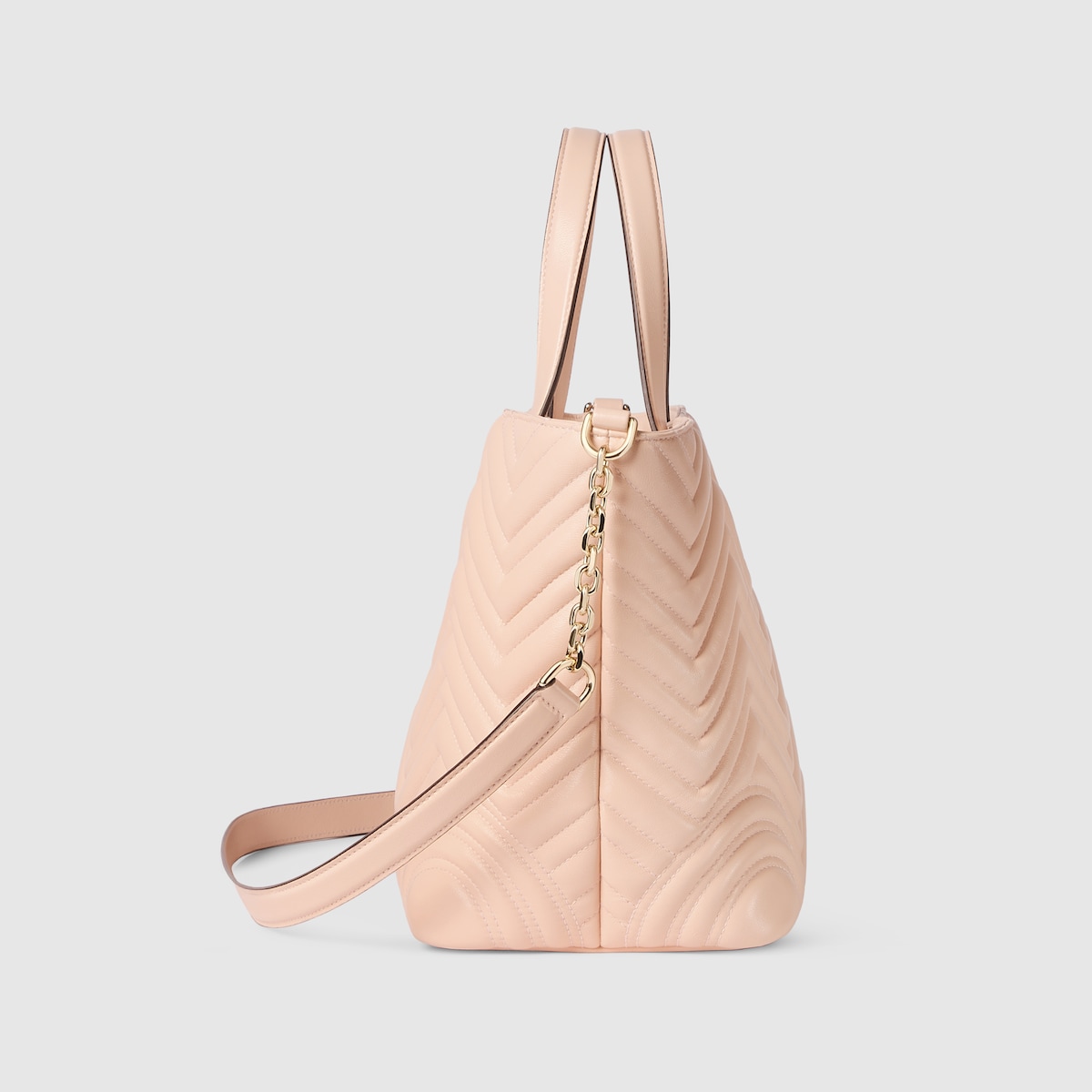 Gucci Betty medium tote bag in pale pink leather | GUCCI® US
