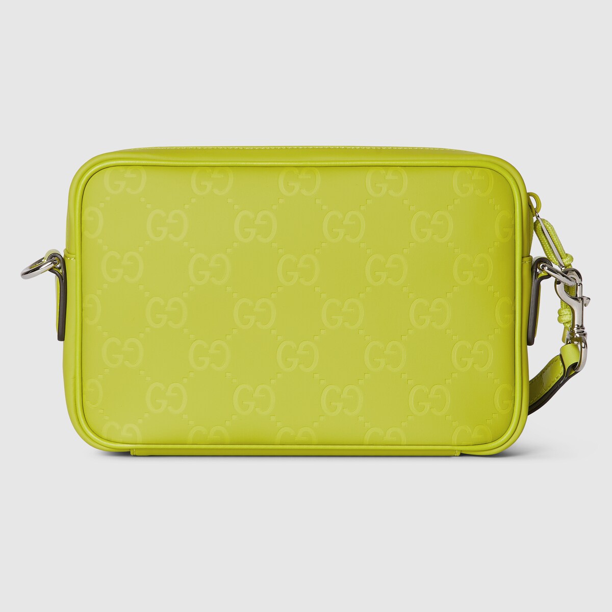 Gucci Edge small crossbody bag in acid green GG matte fabric | GUCCI® US