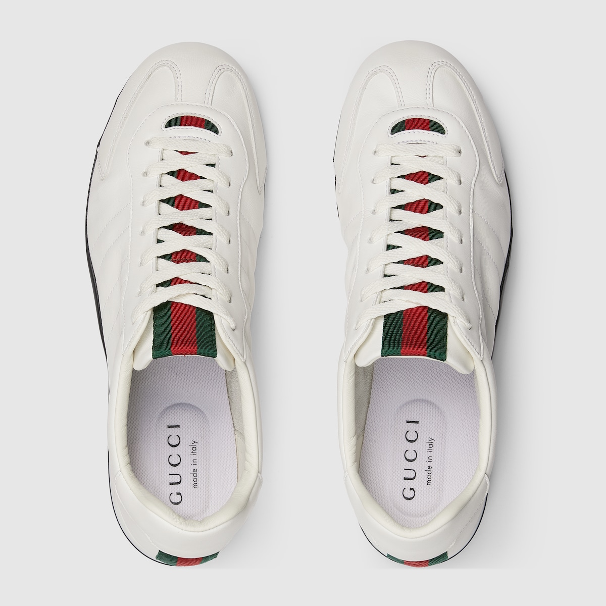 Men's Gucci Shift trainers in white leather | GUCCI® UK