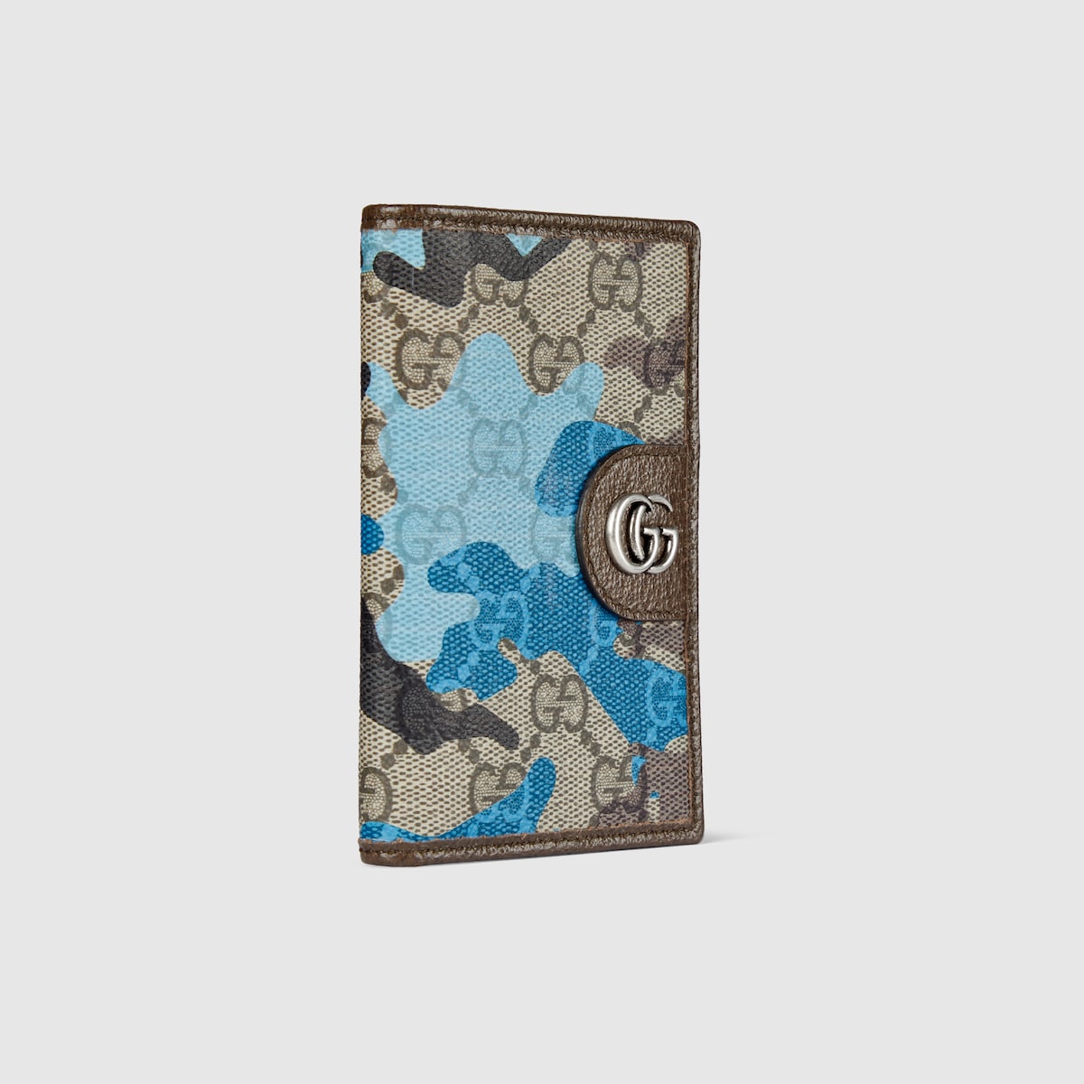 GG long card case in blue GG fabric | GUCCI® UK