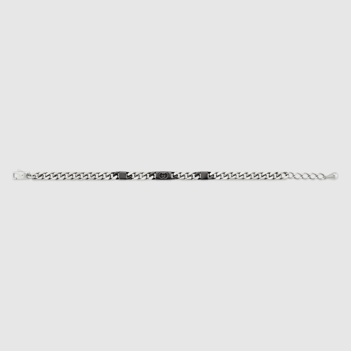 Gucci Interlocking chain bracelet in 925 sterling silver | GUCCI® SA