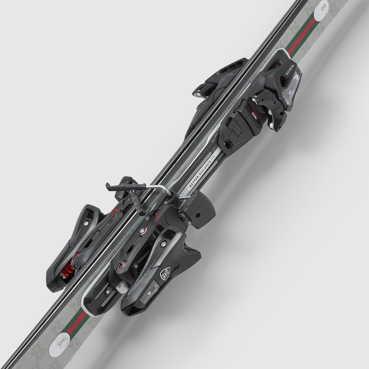 Gucci x HEAD ski set in silver, white and black | GUCCI® US