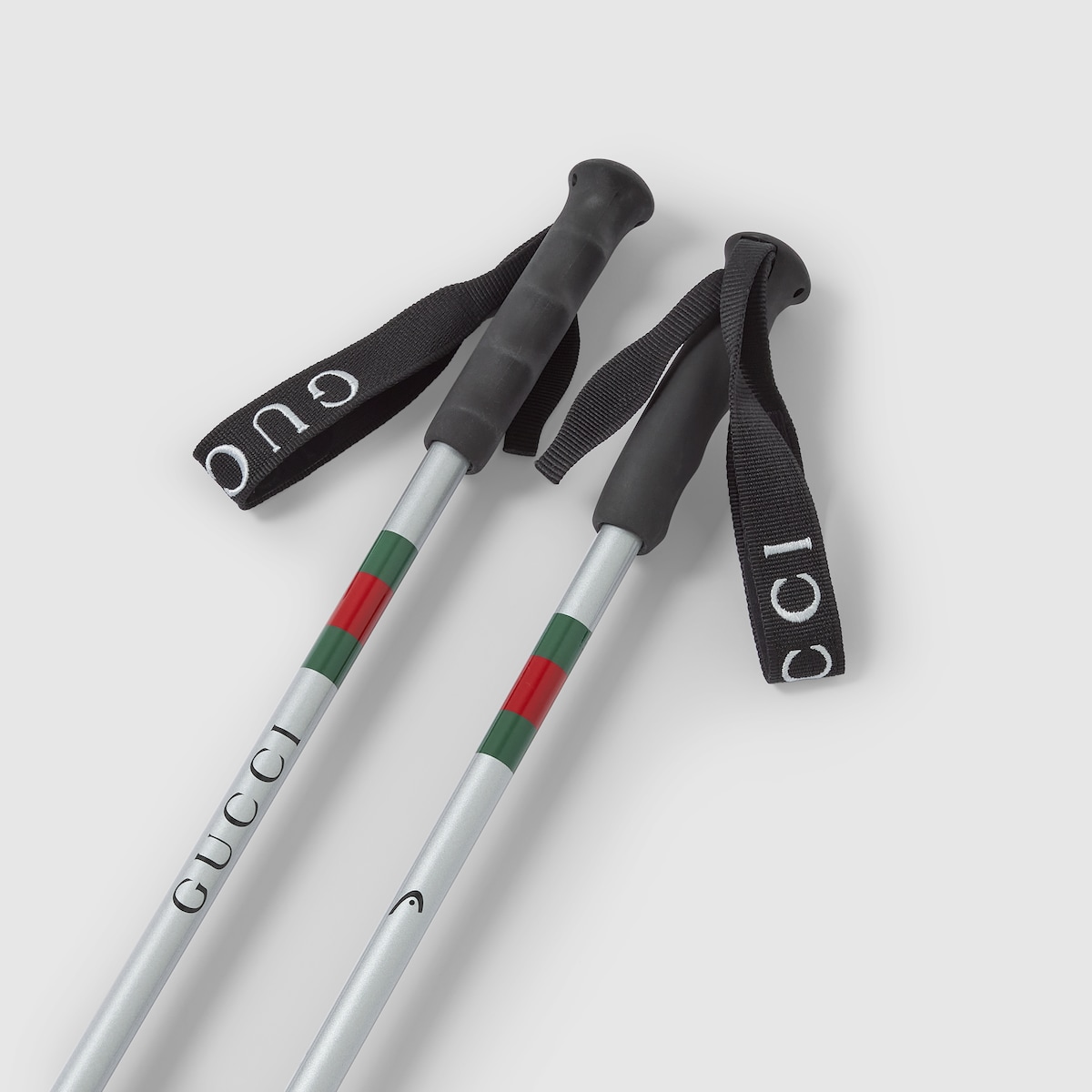 Set de skis Gucci x HEAD en argenté, blanc et noir | GUCCI® FR
