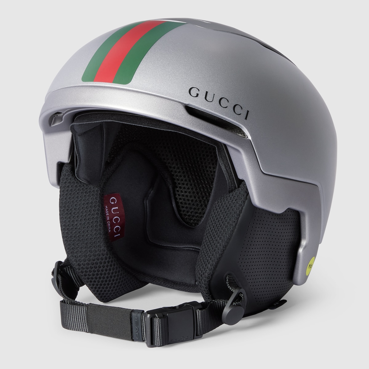 Gucci x HEAD ski helmet in silver | GUCCI® CA