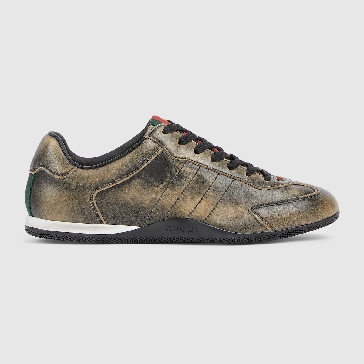Women's Gucci Shift trainers in black leather | GUCCI® SI