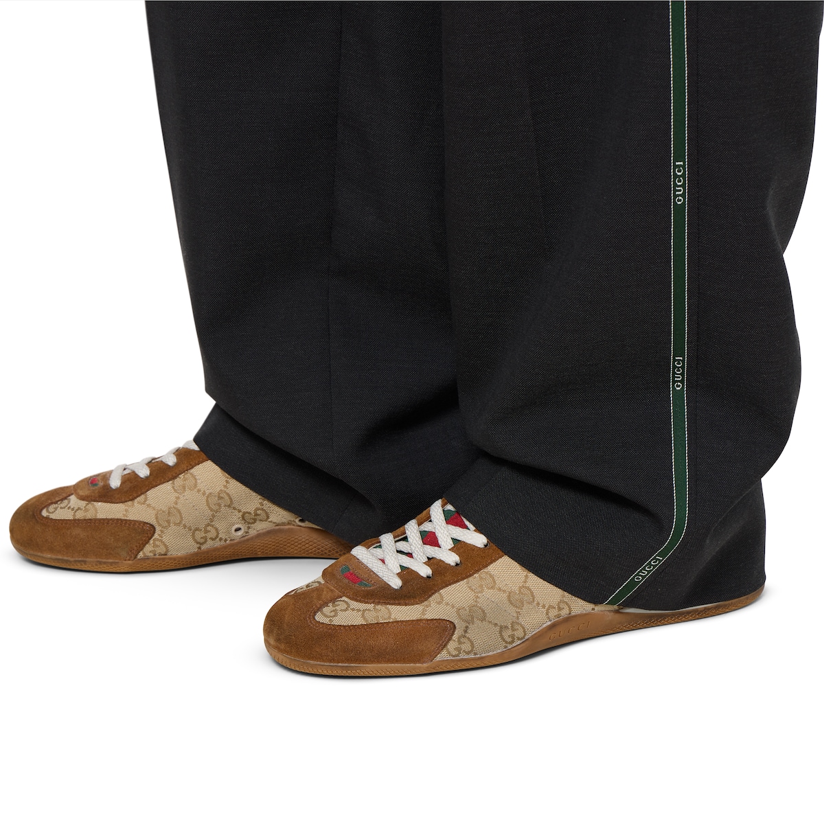 Men's Gucci Shift sneaker in beige and brown GG canvas | GUCCI® ZA