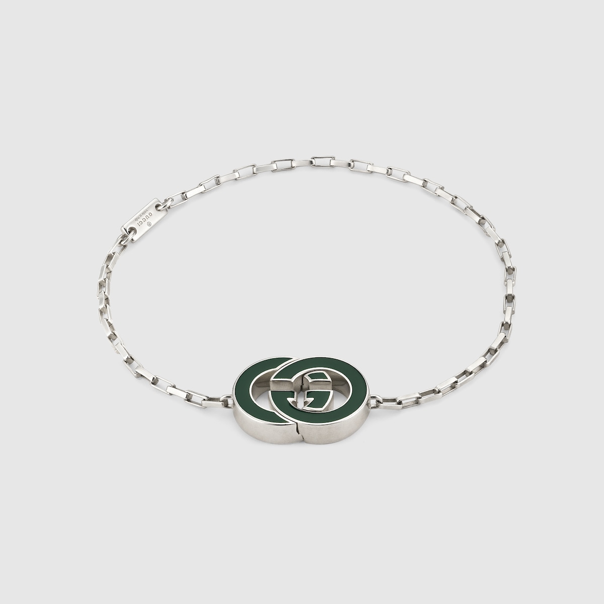 Gucci Interlocking charm bracelet in 925 sterling silver | GUCCI® US
