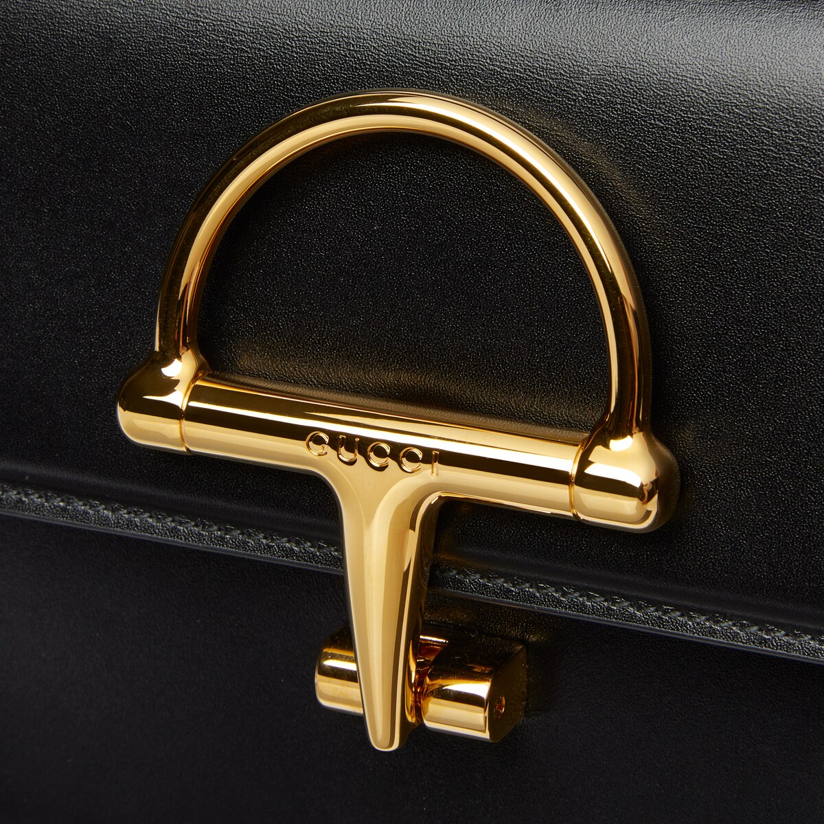 Gucci Siena small top handle bag in black leather | GUCCI® SG
