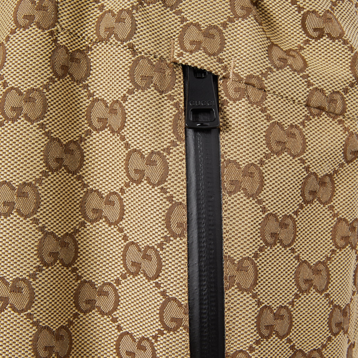 GG technical fabric jacquard pants in beige and dark brown | GUCCI® US