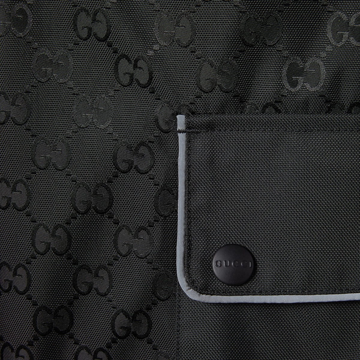 GG technical fabric jacquard pant in black | GUCCI® NL