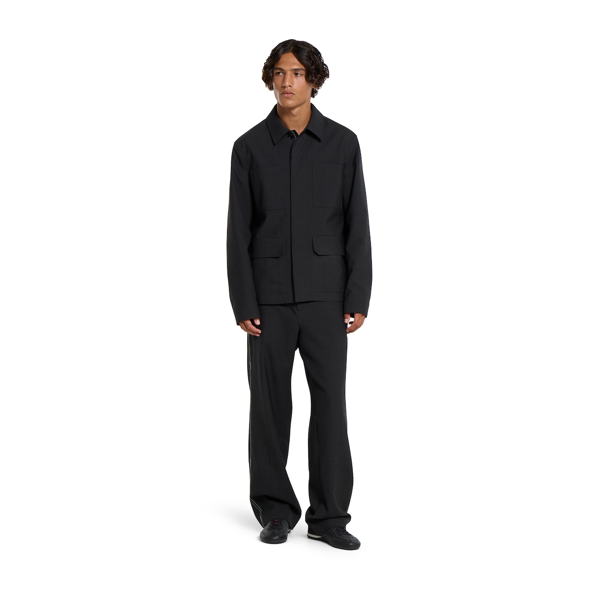 Men's Gucci Shift trainers in black leather | GUCCI® AE