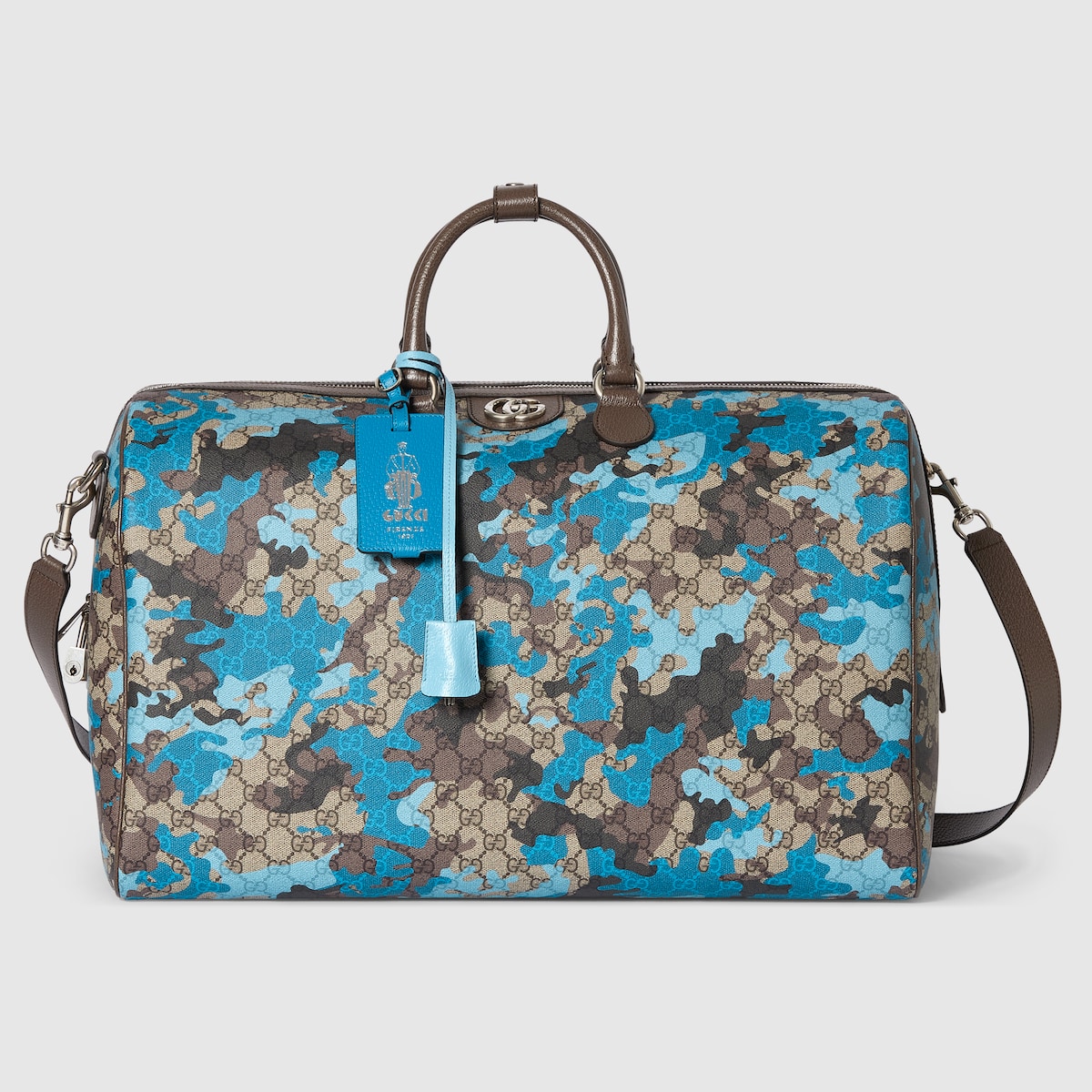 GG large duffle bag in beige GG fabric | GUCCI® CA