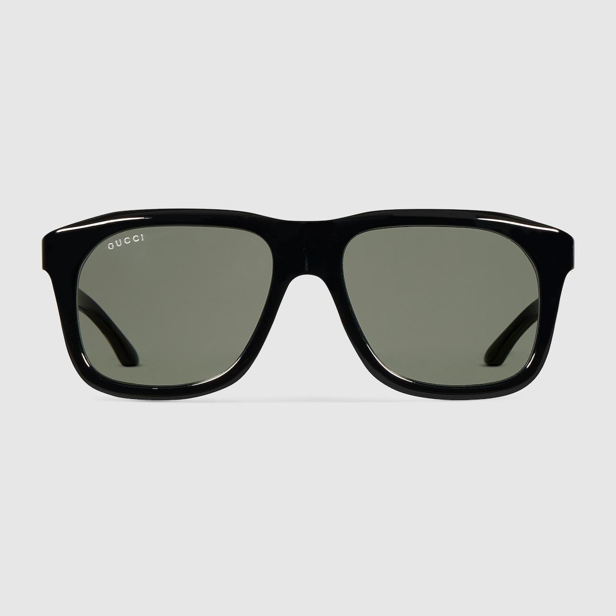Square frame sunglasses in black | GUCCI® SA