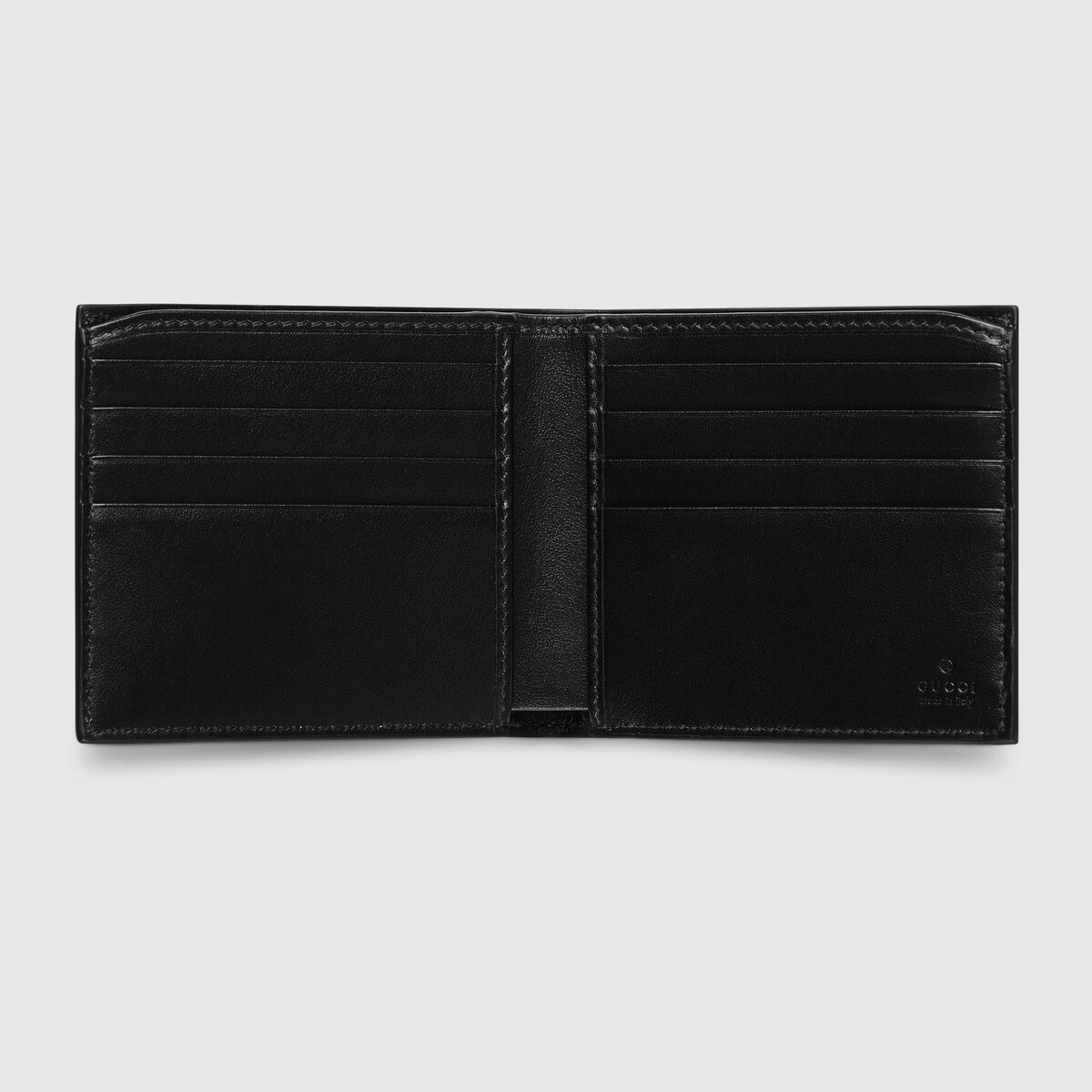 Cartera plegable Gucci Chroma en tejido lima y negro | GUCCI® MX