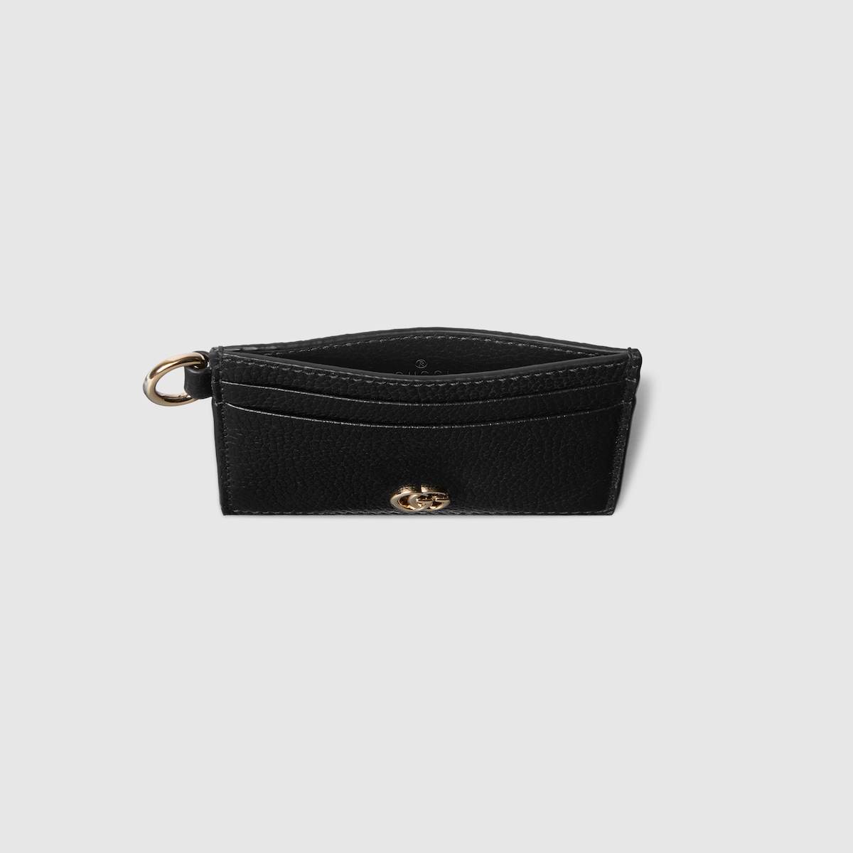 Bi-colour GG Marmont zip around wallet in black leather | GUCCI® SG