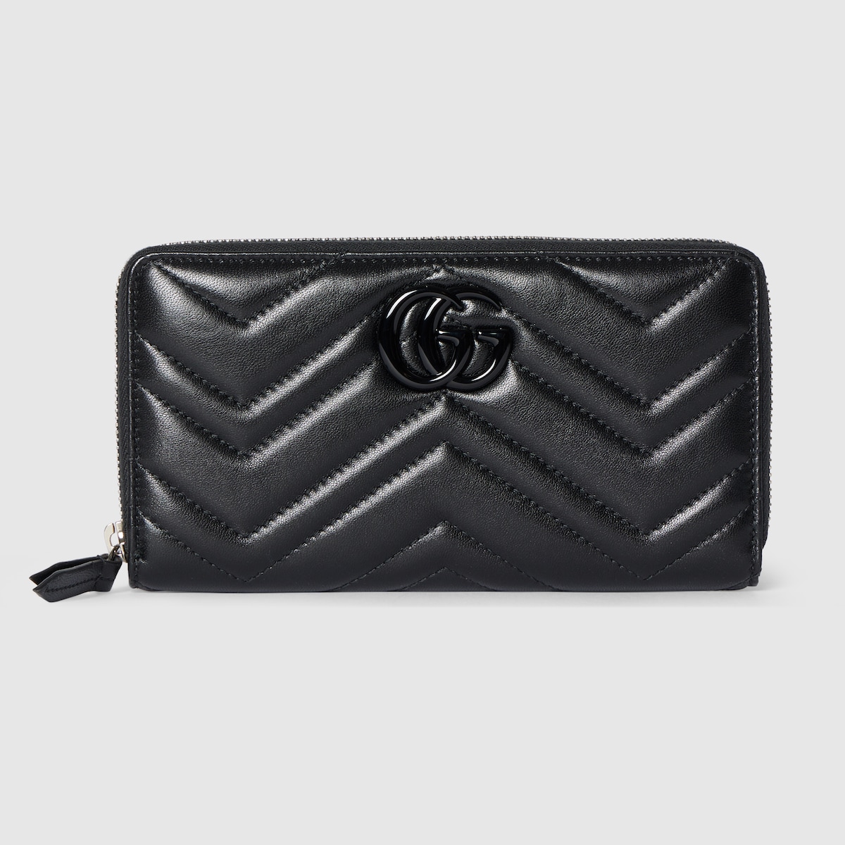 GG Marmont zip around wallet in black leather | GUCCI® NL