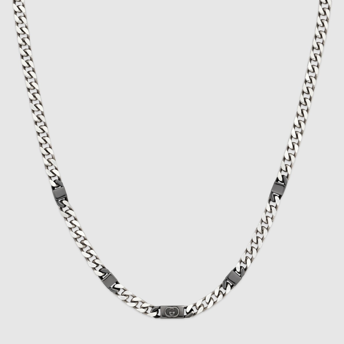Gucci Interlocking necklace in 925 sterling silver | GUCCI® NZ