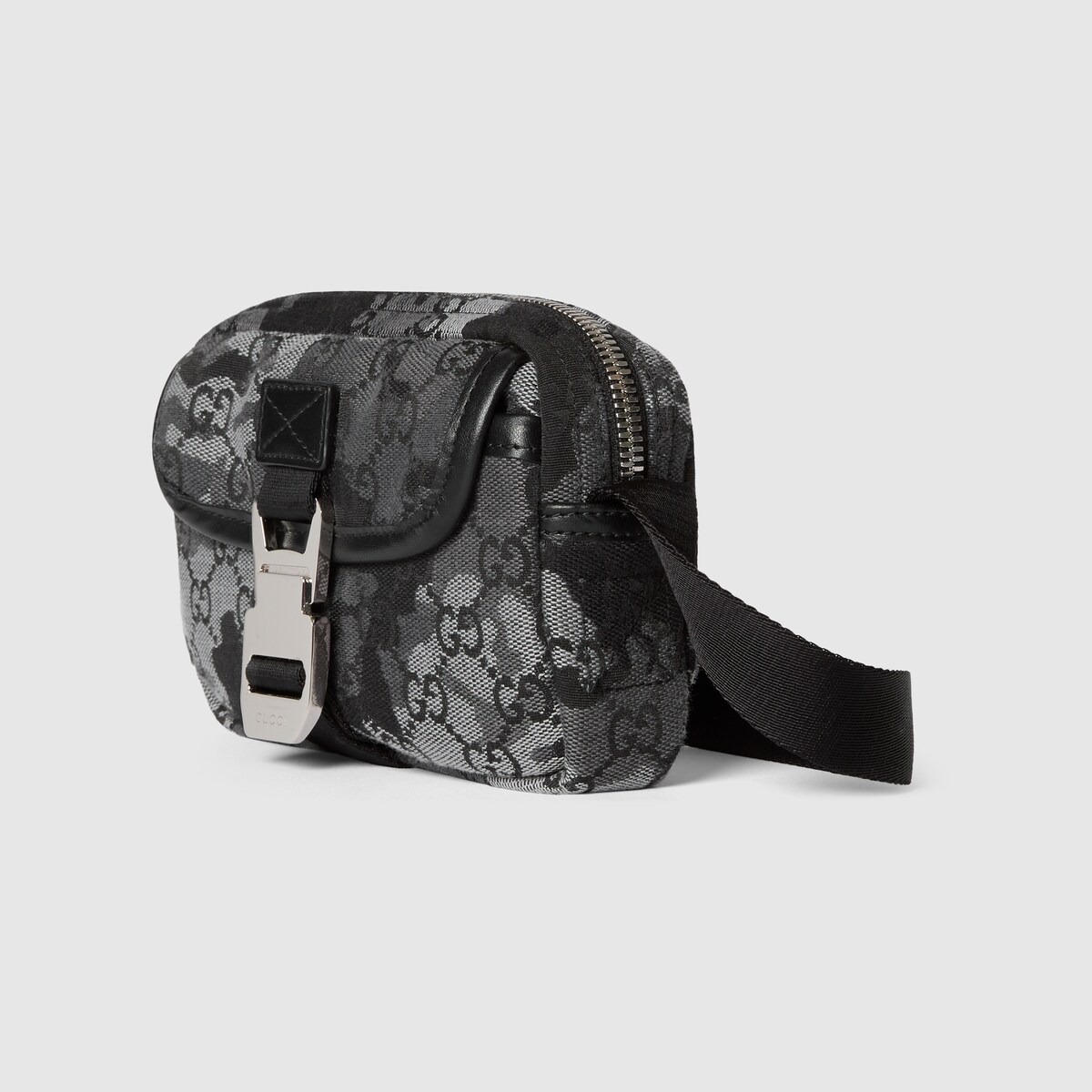 GG canvas mini bag in black camouflage GG canvas | GUCCI® AU