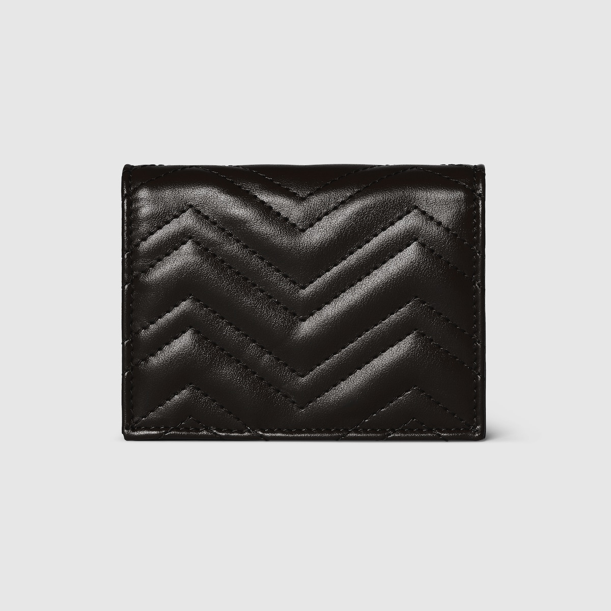 GG Marmont card case wallet in black leather | GUCCI® SG