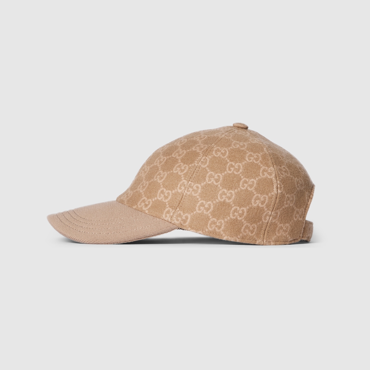 GG knit fabric baseball hat in beige and light brown | GUCCI® UK