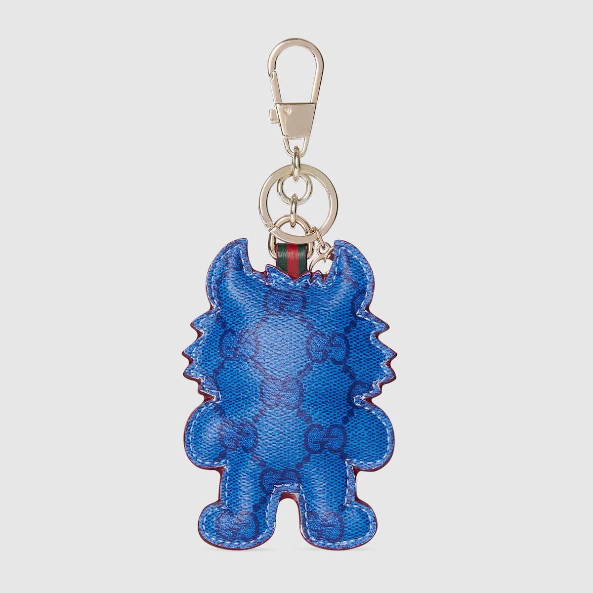 Gucci Besties keychain in blue GG fabric | GUCCI® NZ
