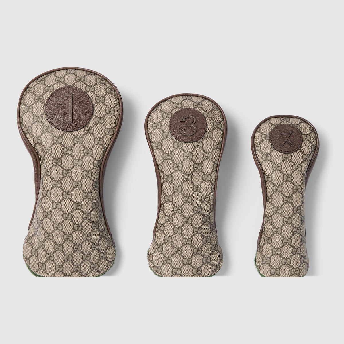 GG golf club covers, set of three in beige and brown | GUCCI® CA
