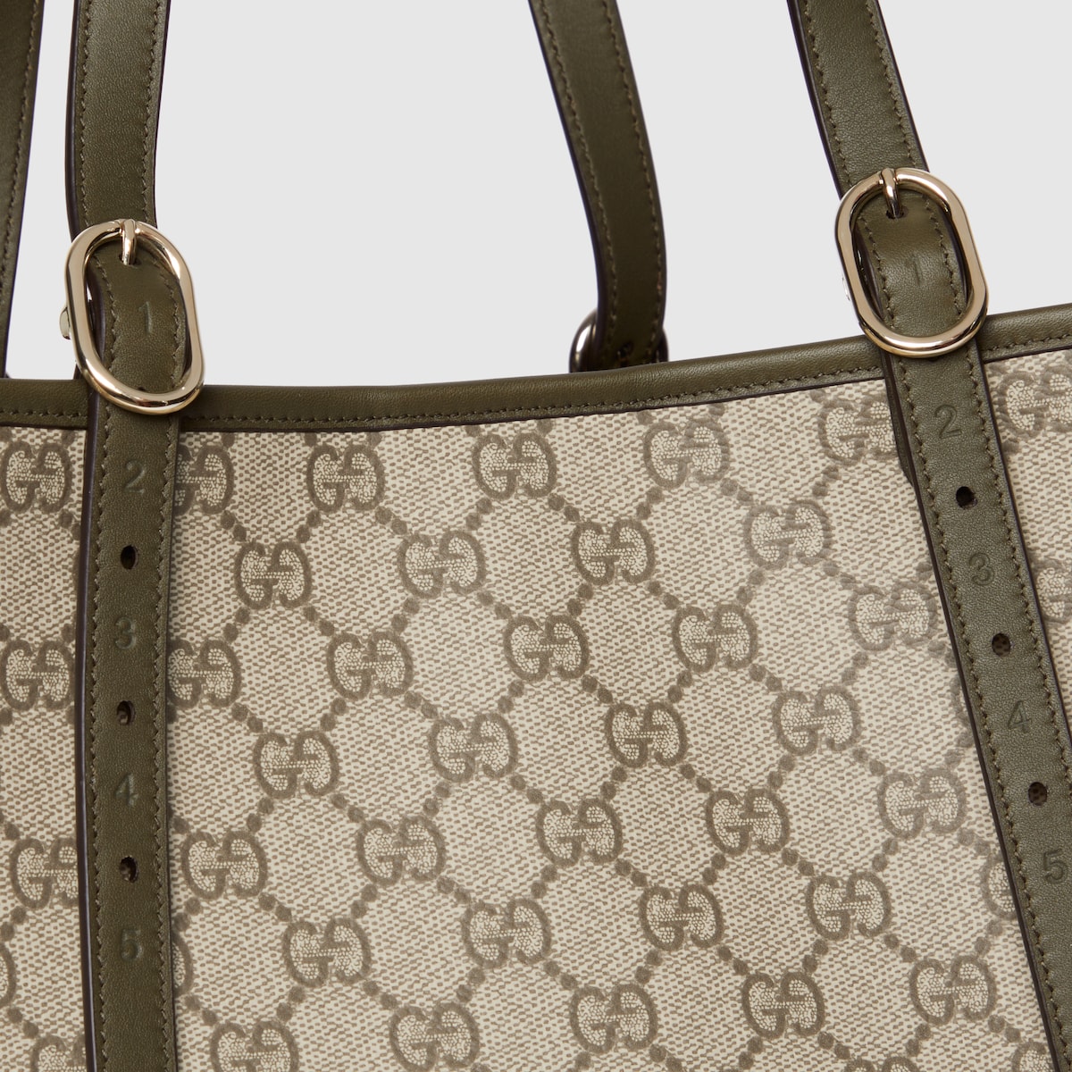 GG Emblem large tote bag in beige and brown GG fabric | GUCCI® DK