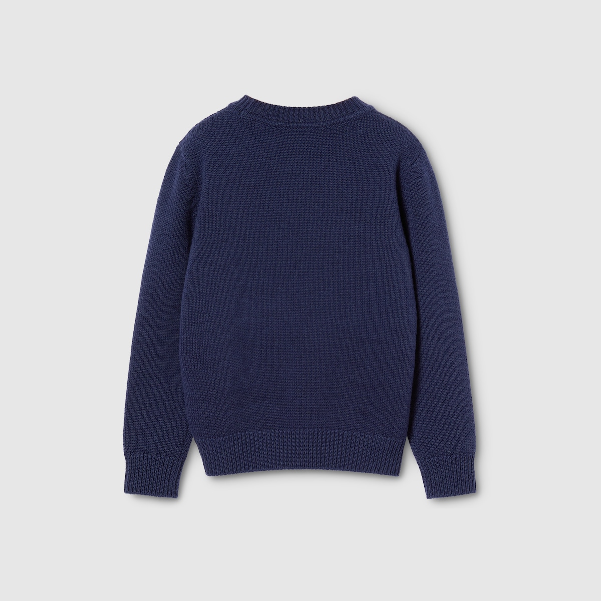 Children's wool sweater in dark blue | GUCCI® US