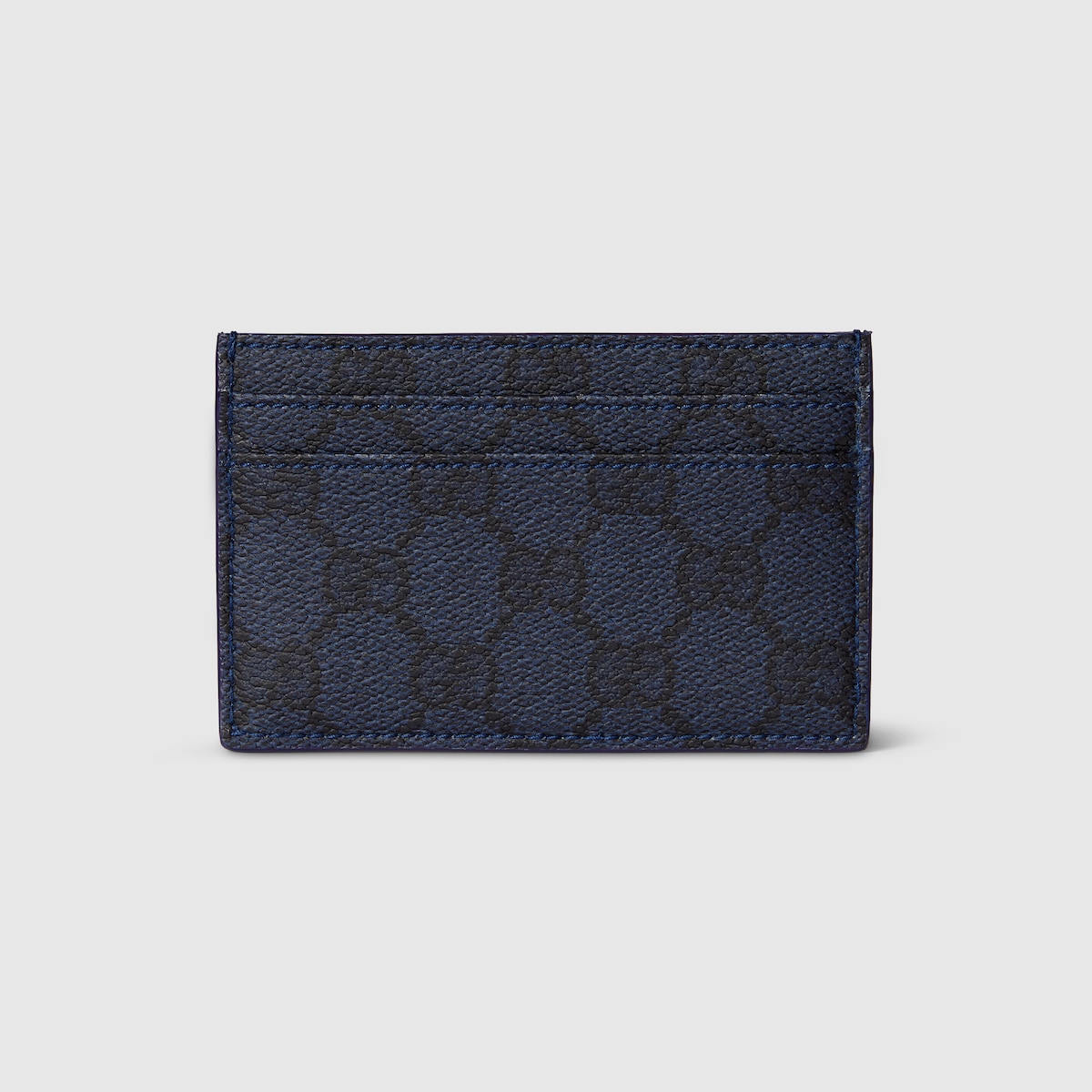 GG card case with print in dark blue GG Supreme | GUCCI® US