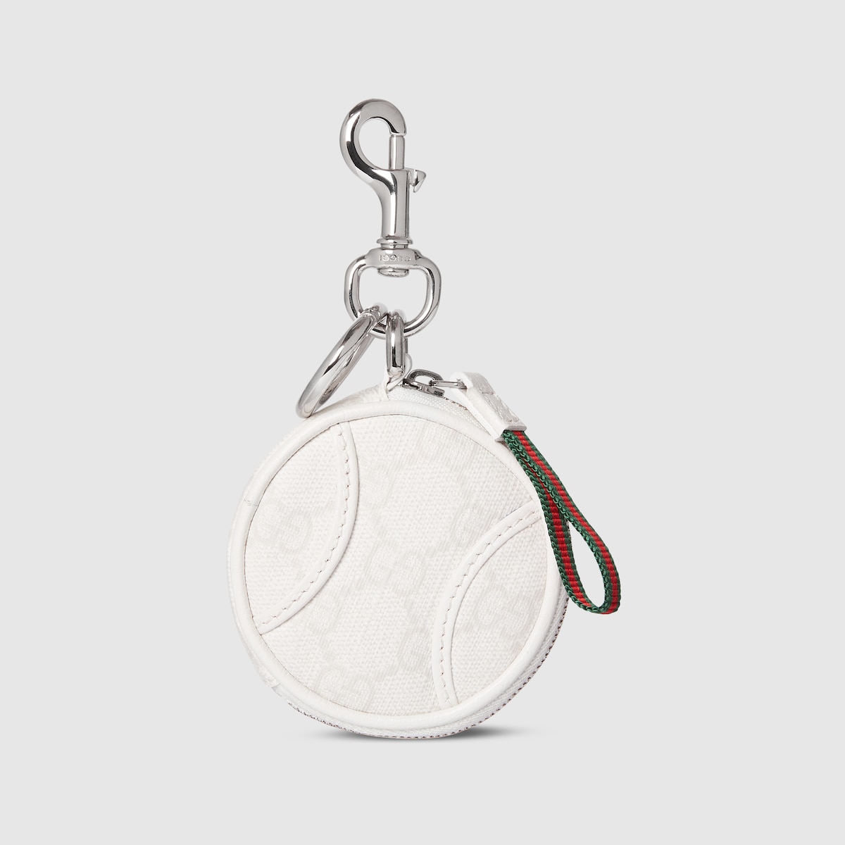 Tennis ball-shaped coin wallet in white soft GG Supreme | GUCCI® US